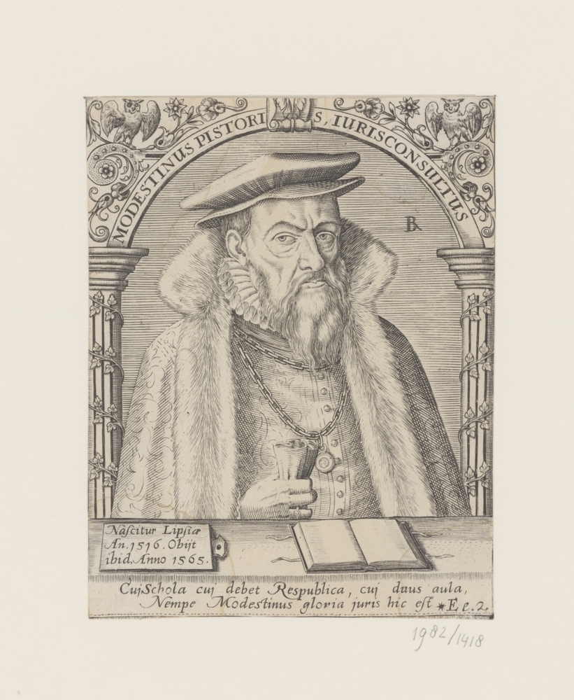 Modestinus Pistoris | Groninger Museum Collectie